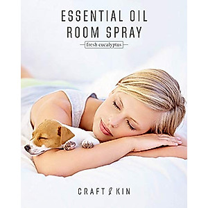 Craft & Kin Eucalyptus Room Spray, Fall Room Spray, Eucalyptus Essential Oil Spray, Eucalyptus Linen Spray for Pillows, Eucalyptus Spray Room, Holiday Room Spray, Christmas Room Spray 3.4 oz