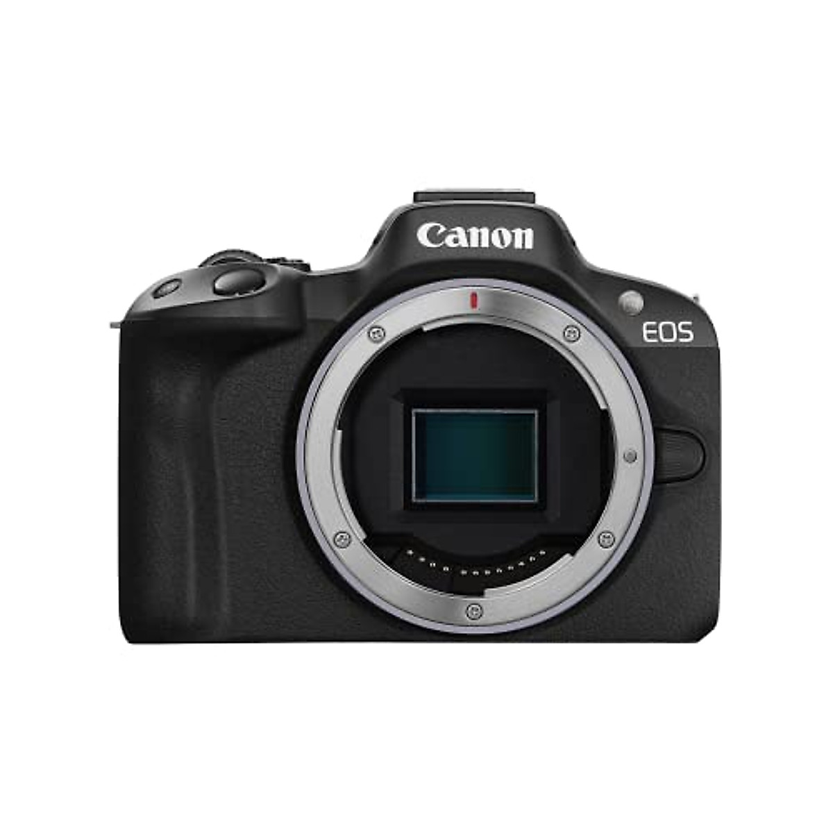 Canon EOS R50 Content Creator Kit, Mirrorless Vlogging Camera, 24.2 MP, 4K Video, DIGIC X Image Processor, RF-S18-45mm F4.5-6.3 IS STM Lens, Stereo Microphone, Tripod Grip, Wireless Remote Control