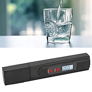 Digital Water Tester, Backlight Function Portable Wide Applicability 0-9990pm Alloy Probe TDS Test Pen for Swimming Pool