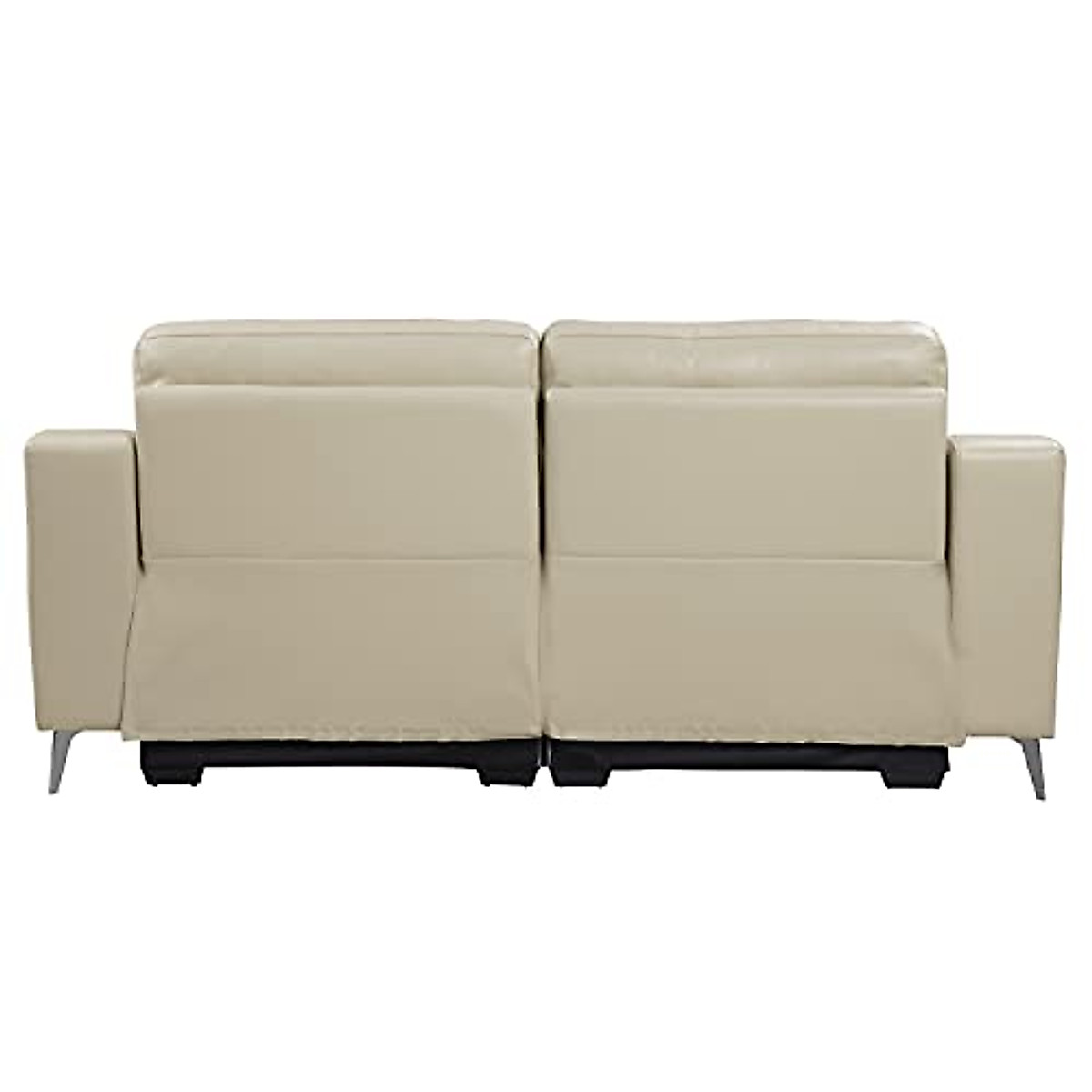 Lexicon Ezra Genuine Leather Power Reclining Sofa, Beige