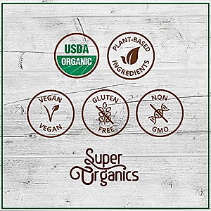 Super Organics Beauty Boost Green Tea Pods With Superfoods & Probiotics | Keurig K-Cup Compatible | Beauty Tea, Skin Care Tea | USDA Certified Organic, Vegan, Non-GMO Natural & Delicious Tea, 12ct