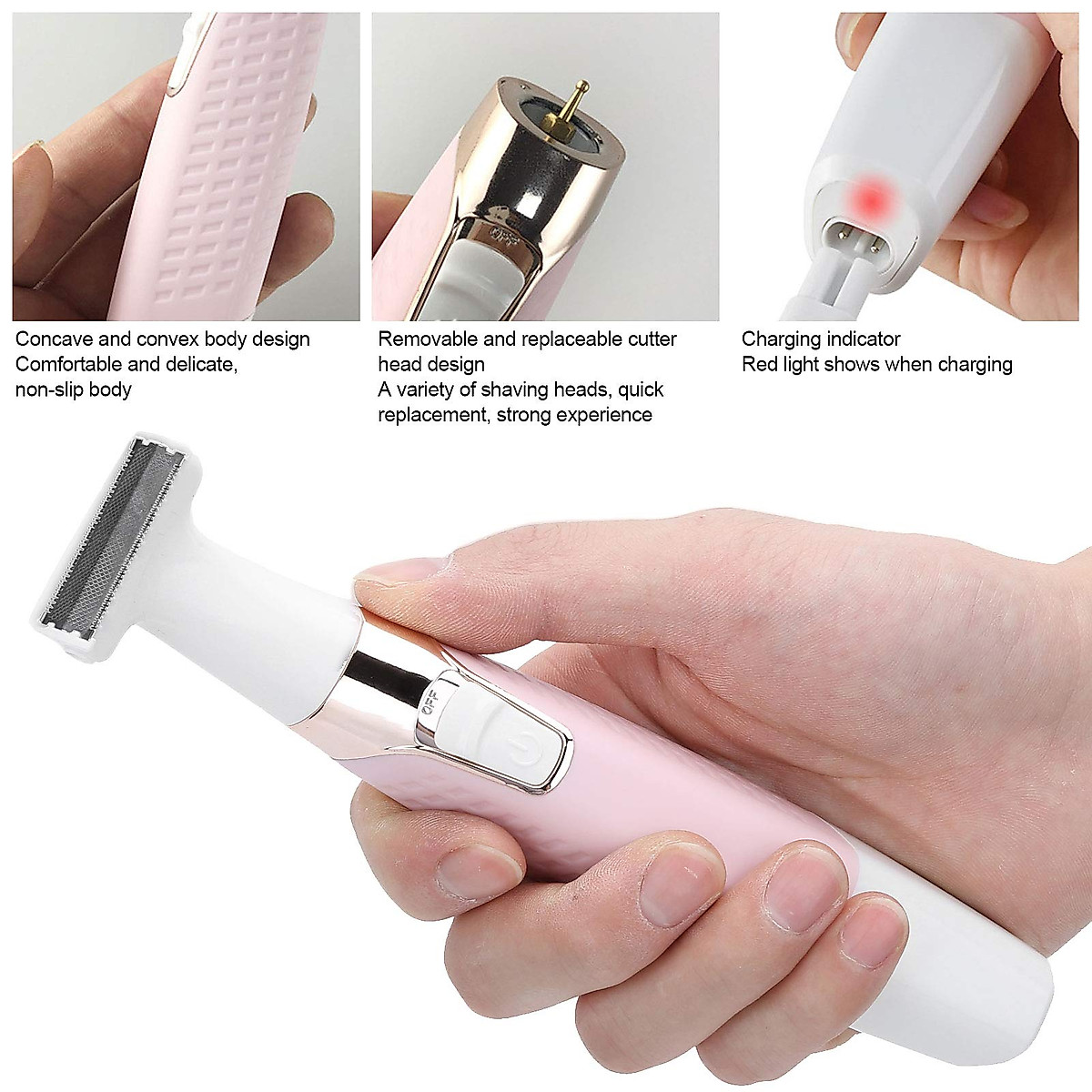Female Epilator, Multifunctional Electric Usb Rechargeable Female, Painless 5-In-1 Epilator, Suitable For Whole Body Shaving Ladies And Men