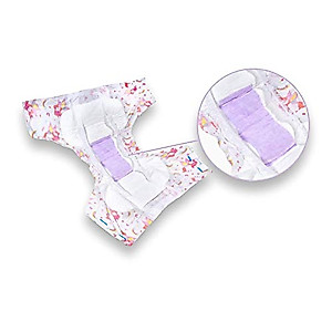 Rearz - Lil' Bella - Adult Diapers - Cotton Candy Scented (16 Pack) (Large)