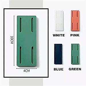 4/8/16Pcs New Double-Sided Sticker Self Adhesive Power Strip Holder, Retainer of Plugboard Double-Sided Sticker Punch-Free Plug-in Board Router Fixed Use for Home & Office (4 pcs)