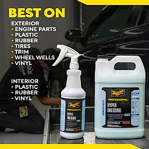 Meguiar's D17001 Hyper Dressing - 1 Gallon â€“ Give Your Carâ€™s Trim Pieces the Best Shine & Gloss