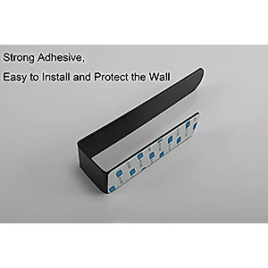 TocTen Hand Towel Bar/Towel Ring, No Drilling Stick on Wall Hand Towel Holder, SUS 304 Stainless Steel Hand Towel Rod, Strong Self Adhesive Hand Towel Hanger/Rack for Bathroom Kitchen