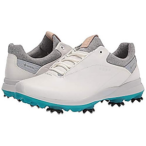ECCO Women's Biom G3 Gore-TEX Golf Shoe, White/White, 5-5.5