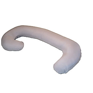 The Daisy Bee New Microfiber Zippered Replacement Maternity Body Pillow Cover (Blue)