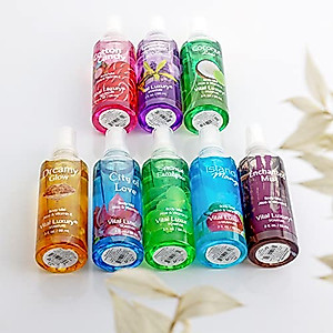 Vital Luxury Body Mist Set, Travel Size Spray Bottle, Long Lasting Perfume Gift Sets, Fragrance Mist for Men & Women, Cool White Musk, Pack Of 2, 3 Fl Oz Each