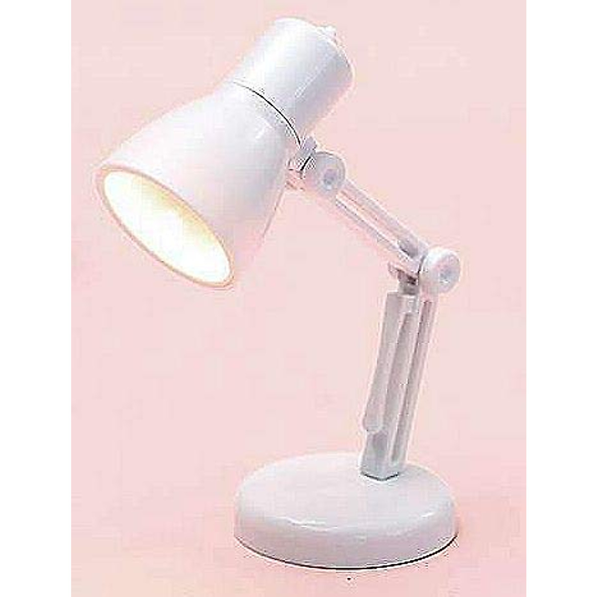 Yiwu Ruizhen Mini Book lamp,Mini Desk Light,Bedroom Small Night lamp, Warm Light,Eye Protection Battery-Operated (3 pcs LR41),Compact Portable lamp,Eye-Caring(White)