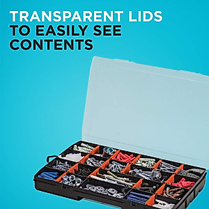 beyond by BLACK+DECKER Drill Bit Set, 14-Piece with Tool Organizer, 22-Compartment, 2-Pack (BDA14BODDAEV & BDST60714AEV)