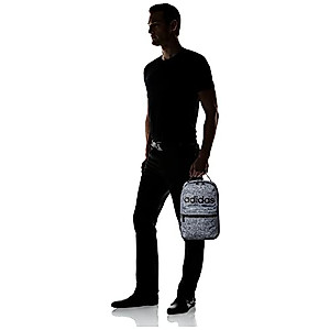 adidas Santiago 2 Insulated Lunch Bag, Jersey Onix Grey/Black, One Size