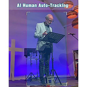 FoMaKo 4K NDI Camera 60FPS 20X Optical Zoom + KC608 IP PTZ controller, K820N+KC608 pro PTZ Camera bundle kits