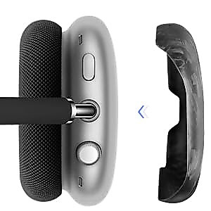 MONOCARBON Real Carbon Fiber Case for Airpods Max(2024 & 2020),Military Grade Protective Hard Cover for Apple Airpods Max Headphone from Daily Scratch,High-End Luxury Essential Accessories