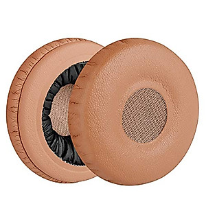 Geekria QuickFit Replacement Ear Pads for AKG Y40 Y45 Y45BT Headphones Earpads, Headset Ear Cushion Repair Parts (Brown)