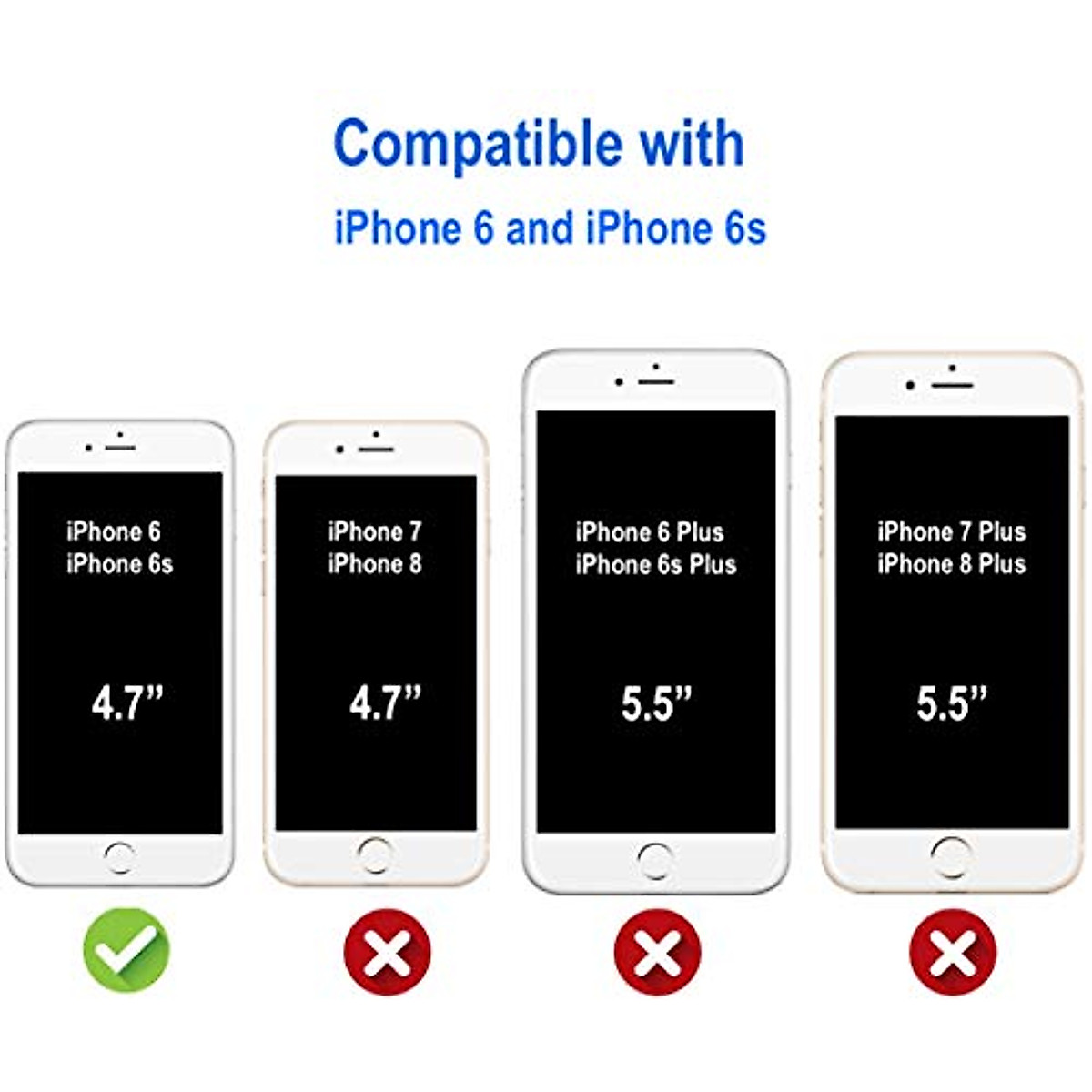 Shamo's Soft TPU Clear Case for iPhone 6/6s - Elevate Style and Protection with Premium Quality, Transparent Design, Shock Absorption, and Easy Installation