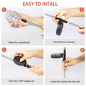 Solar Outdoor Lights 2 Packs,Garden Decor Pathway Lights Anzid Landscape Lighting Waterproof for Outside Backyard Fence Lawn Patio