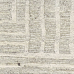 Hauteloom Chapais Wool Living Room, Bedroom Area Rug - Bohemian, Transitional - Gray, LightSlate, Charcoal - 8' x 10'