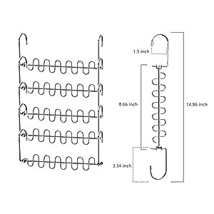 YITONGDA 12 Pack Space Saving Magic Hangers, Metal Clothes Hangers Closet Hangers Organizer