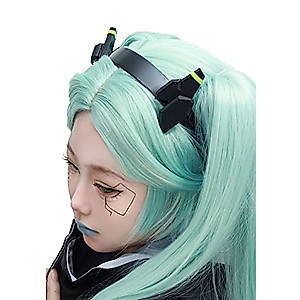 C-ZOFEK Anime Rebecca Cosplay Headgear for Women Halloween Hair Hoop Costume (Black)