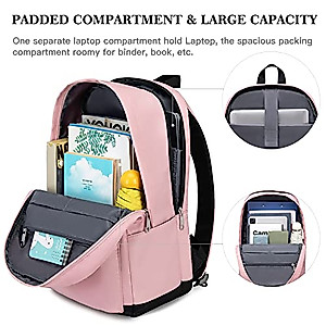 Girls Backpack - School Backpack for Girls & Teen Girls Water Resistant Backpack with Laptop & Bottle Side Pockets Bookbag for Primary Elementary Middle High College School Bag for Gym Sports