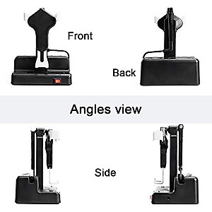 Ermorgen Automatically Steps Counter Compatible for Pokemon Go Cellphone Pedometer (Width Under 3.4 inches) Electric Version Non-Magnetic, Mute Stainless Steel Bearings Quick Steps Earning- White