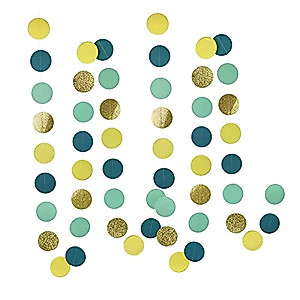 Teal Gold Birthday Party Decorations for Women Qian's Party Teal Mint Gold Bridal Shower Decorations/Teal Gold Wedding /Bachelorette/Baby Shower Decorations/Teal Mint Gold Birthday Party