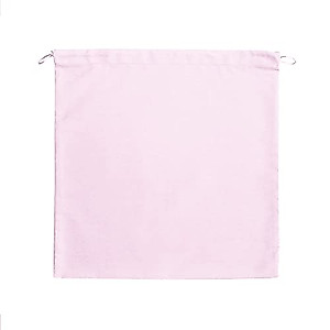 Light Pastel Pink Dust Bag - Extra Small to Extra Large - Broadcloth Thin Cotton dust bags handmade in USA - Storage bag, Handbag, Sneakers, Gift, Travel (L Portrait - 22x28")