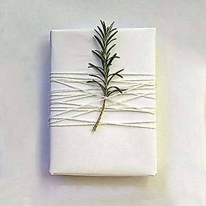 RUSPEPA White Kraft Paper Roll - 48 inches x 100 feet - Recyclable Paper Perfect for Wrapping, Craft, Packing, Floor Covering, Dunnage, Parcel, Table Runner