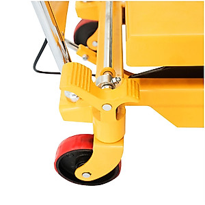 APOLLOLIFT Electric Power Lithium Battery Pallet Jack Truck 3300lb Capacity 48" x27" and Single Scissor Hydraulic Lift Table/Cart 1760lbs Capacity 39.4" Lifting Height