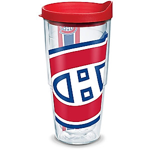 Tervis Made in USA Double Walled NHL Montreal Canadiens Insulated Tumbler Cup Keeps Drinks Cold & Hot, 24oz, Colossal