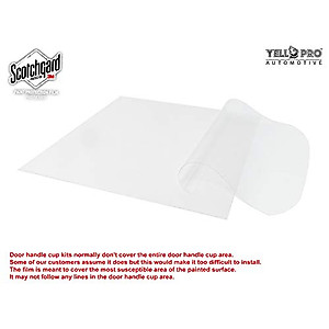 YelloPro Custom Fit Door Handle Cup 3M Scotchgard Anti Scratch Clear Bra Paint Protector Film Cover Self Healing PPF Guard Kit for 2018 2019 2020 2021 Lexus NX 300, 300h, F Sport, Crossover