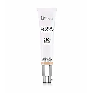 It Cosmetics Bye Bye Foundation Full Coverage Moisturizer with SPF 50+ ~ Fair 1 Fl Oz