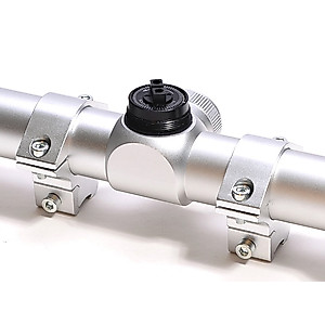 Hammers Stainless Silver Rifle Scope 3-9x32 for 10/22 597SS Model 60 795 XT 22 Auto with Matching 3/8 Tip Off Dovetail Scope Rings