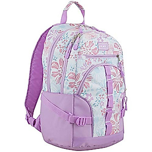 FUEL Hiking Laptop Backpack, College Bookbag, Travel Daypack with 5 Compartments, Dynamo Tech Pocket, 18.5 Inches, Lilac, Spring