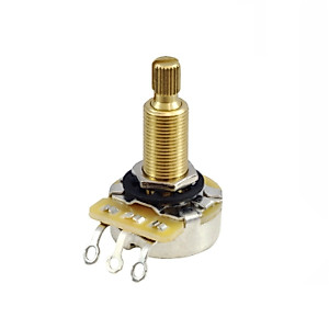 Pot - CTS 250K Audio Long ¾ in Bushing Length split knurled shaft R-VC250KA-SP-L