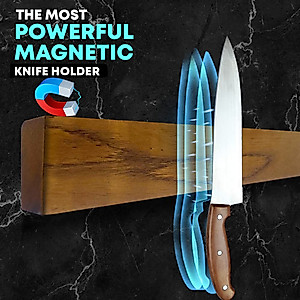 Knife Holder Wall Acacia Wood, Powerful Magnetic Knife Holder For Wall To Save Kitchen Space, This Knife Magnetic Strip Has A Great Magnetism, This Is Modern And Elegant Magnetic Knife Strip.