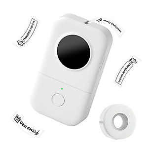 Phomemo Label Maker- D30 Mini Label Makers Machine with Tape, Bluetooth Portable Label Printer, Small Label Maker for Kitchen, School, Small Business, Easy to Use