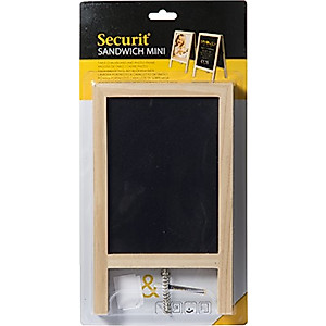 American Metalcraft SBSBMNI Mini Tabletop Sandwich Board, Plain, 1-1/4" H, 6" W, 9-3/4" L