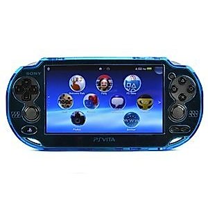 COSMOS ® Light Blue protection hard case cover for Playstation PS VITA 1000, Fits for Oval Start & Select button only