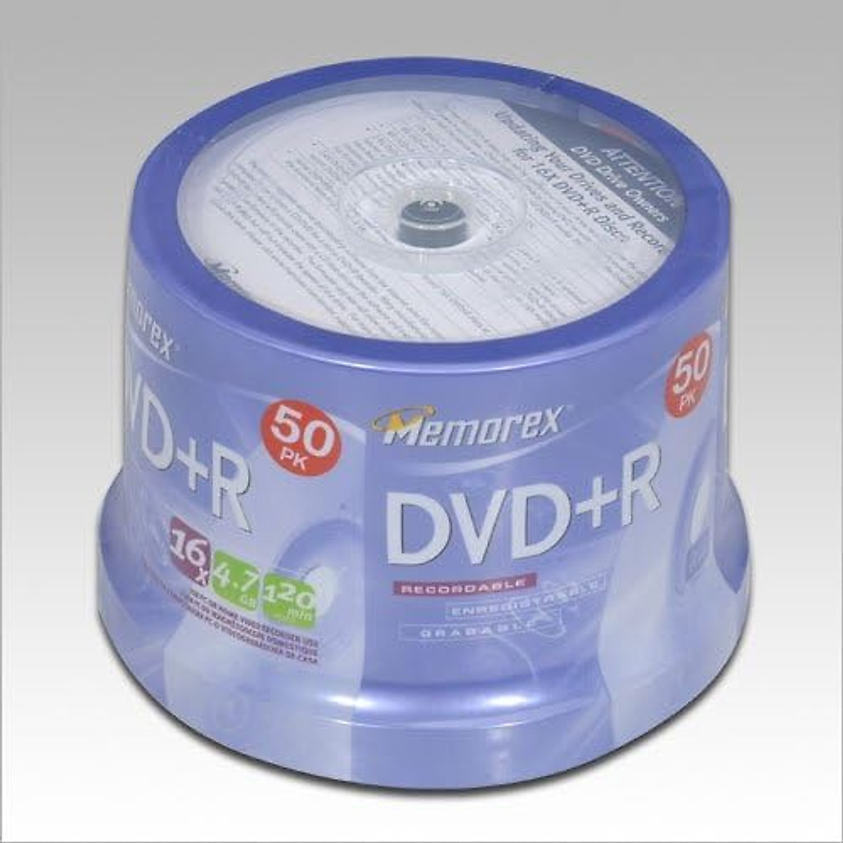 Memorex DVD+R 16x 4.7GB 50 Pack Spindle