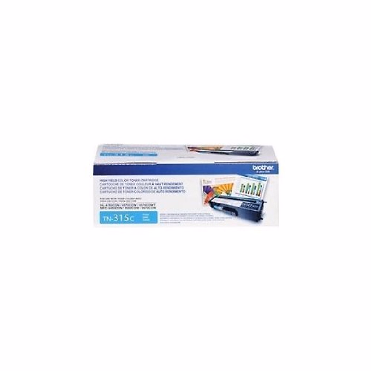 Brother MFC 9560CDW High Yield Cyan Toner (3500 Yield) - Genuine Orginal OEM toner