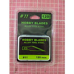Headley Tools #11 Hobby Knife Blades(Pack of 120),Art Blades Cutting Tool with Storage Case for Craft, Hobby, Scrapbooking, Stencil