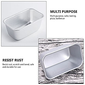 Luxshiny Bread Pan 2pcs Toast Box Bread Mold, Rectangle Loaf Pan, Baking Tray, Toast Baking Box for Kitchen Restaurant Bread Loaf Pan