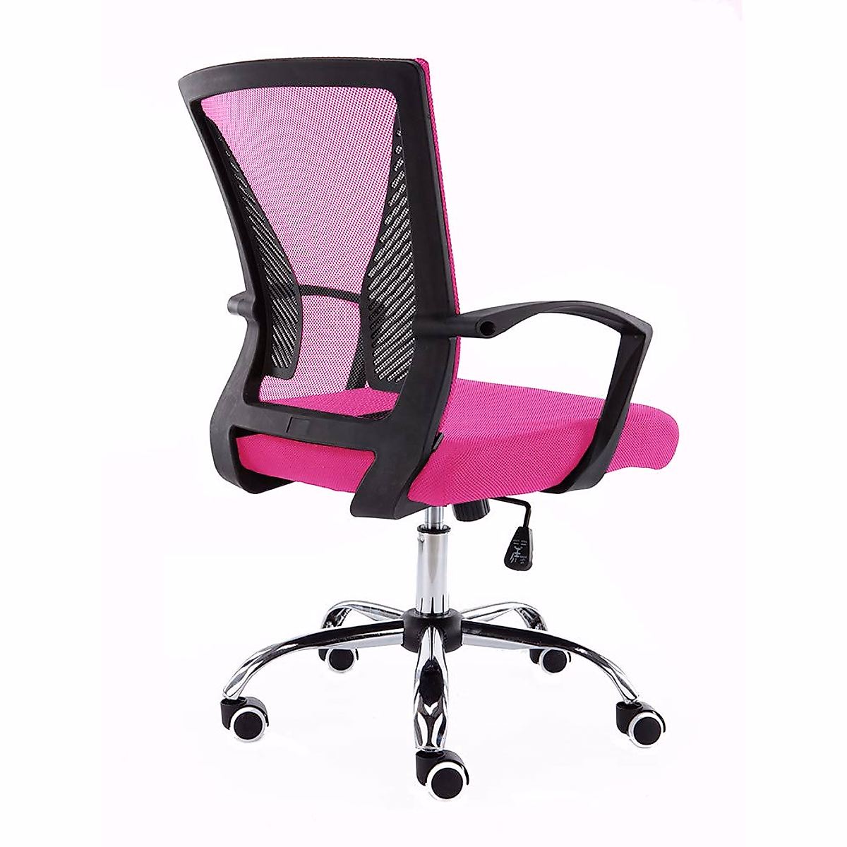Modern Home ZUNA-BKPINK Office Chair, Black/Pink