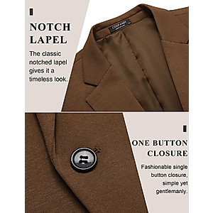 COOFANDY Men's Knit Blazer Jacket Lightweight Sport Coats Brown Casual Suit Jackets Brown XXL