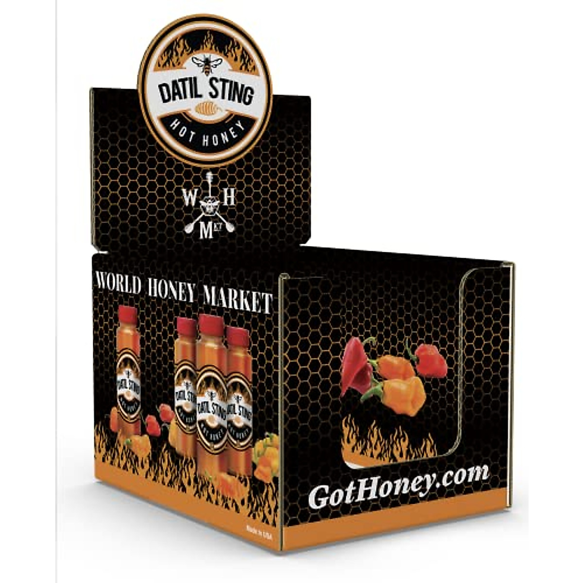 World Honey Market's Datil Sting Hot Honey