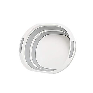 AAKitchen Collapsible Dish Pan Cutting Board Combo Portable Washing Basin Dish Tub Foldable Storage Organizer Wash and Drain Dish Basket over the Sink Dish Drainer for RV, Camp, Marine