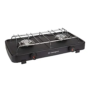 Stansport 2-Burner Regulated Propane Camp Stove (220)