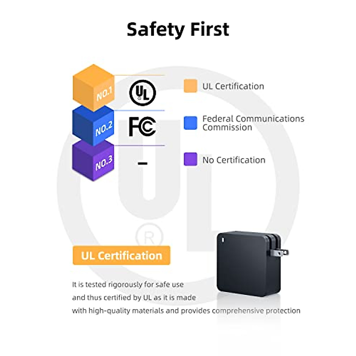 Charger for Asus Laptop, (UL Certified Safety), Round Connector, 65W, 45W, 33W